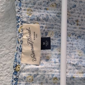 Universal Thread | Tops | Universal Thread Blue Flower Flutter Wrap ...